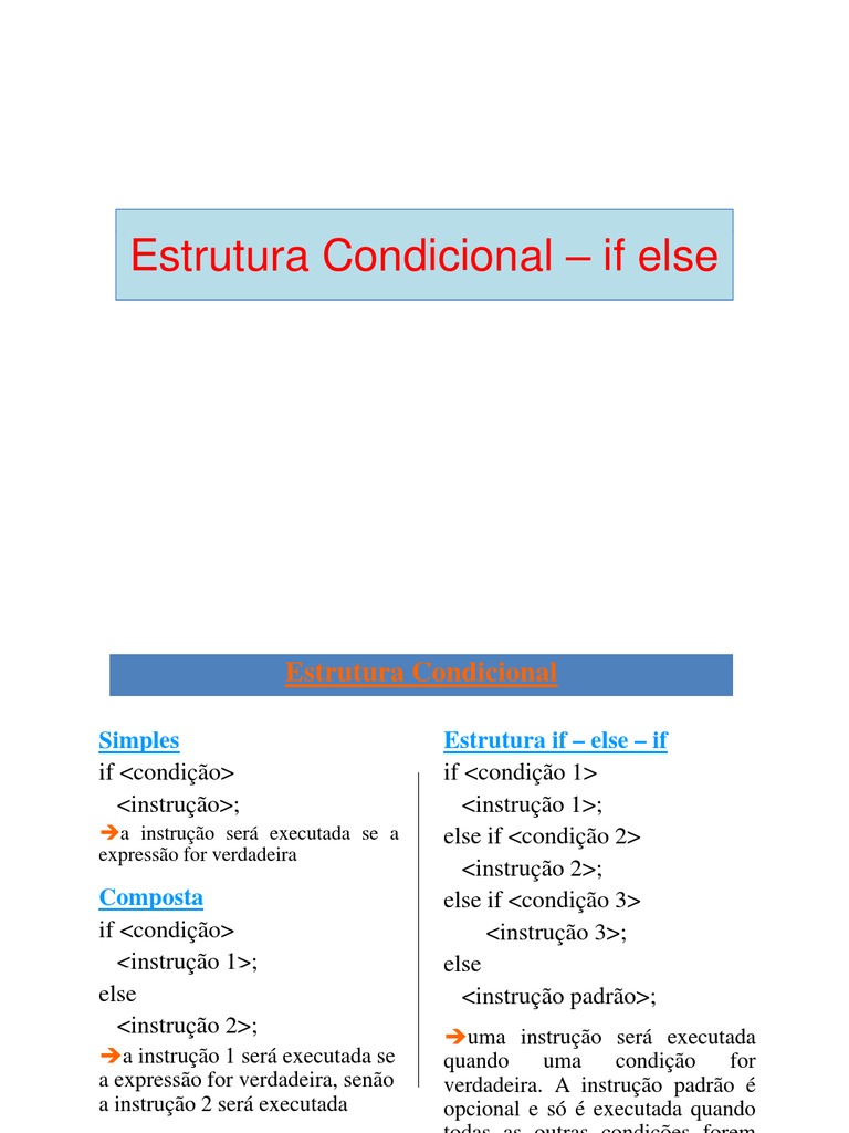 Estrutura Condicional | PDF | Triângulo | Algoritmos