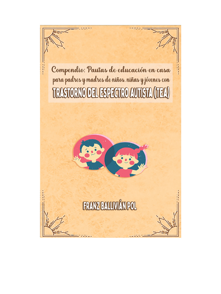 Libro Compendio de Educación en Casa para Padres de Niños, Niñas y Jóvenes Con Trastorno Del ...