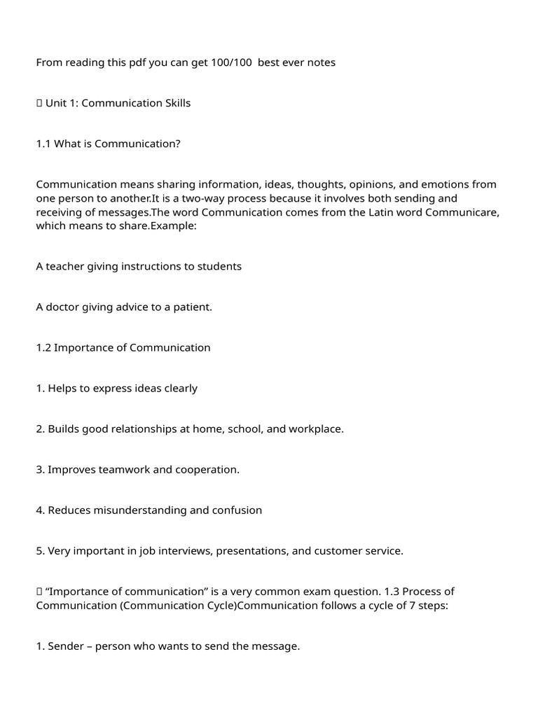 Essential Communication Skills Guide | PDF | Communication | Body Language