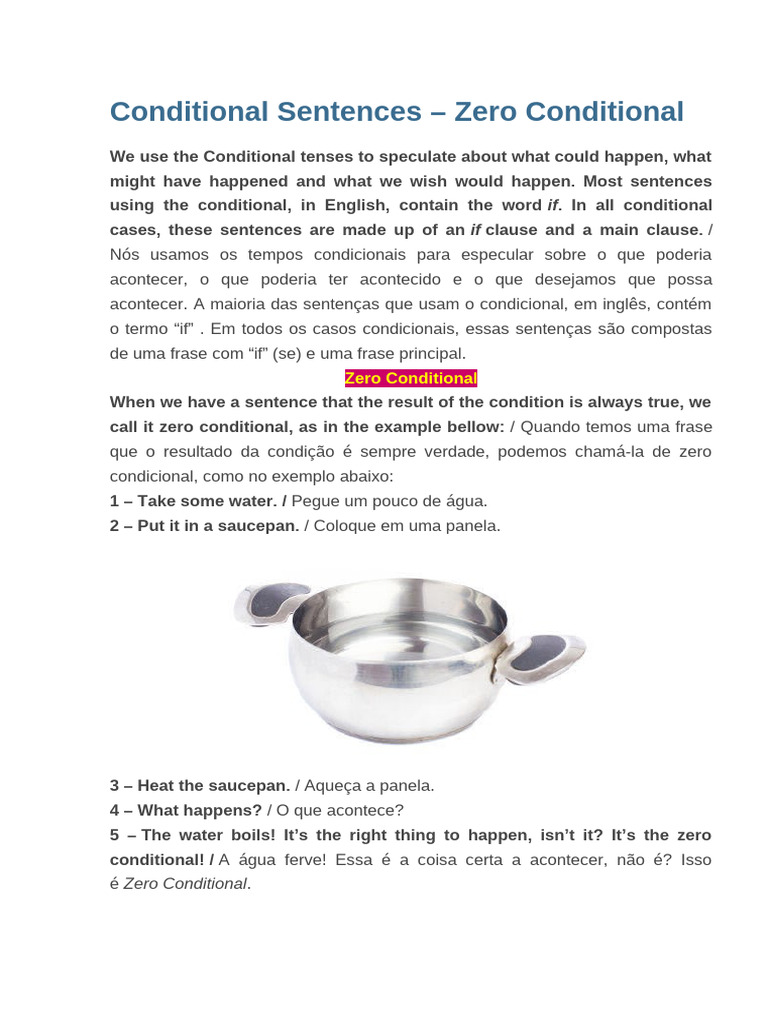 Exemplos de Zero Conditional | PDF