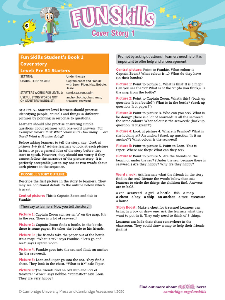 Teacher Notes - Cover Stories | PDF
