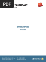 Surpac DTM - Surfaces Tutorial | PDF | Contour Line | Cartesian ...