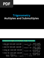 Grade 12 Math Trig Notes | PDF | Trigonometry | Geometric Measurement