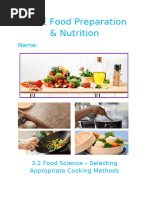 NEA 2 Food Preparation Guidelines | PDF | Cooking | Soup