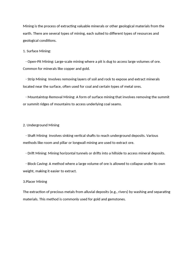 Mining Is The P-WPS Office | PDF