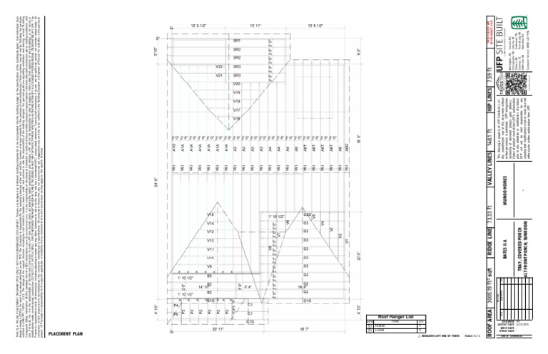 Layout (11x17) Batesii A TR SR CP Altfp GR | PDF | Truss | Building ...
