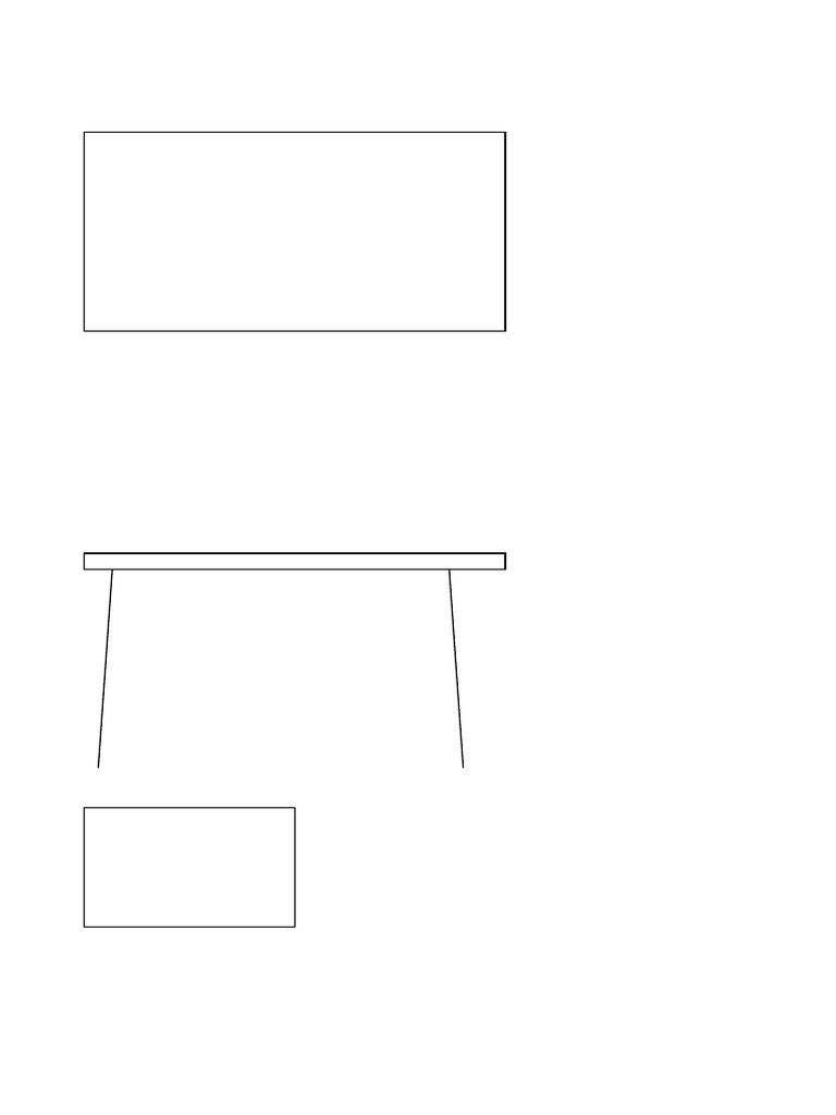 Adjustable Table Blueprint | PDF