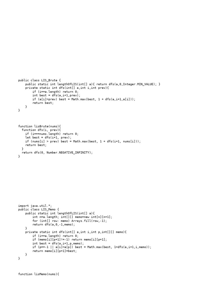 Java & JavaScript Interview Problems | PDF | Computer Programming | Theoretical Computer Science