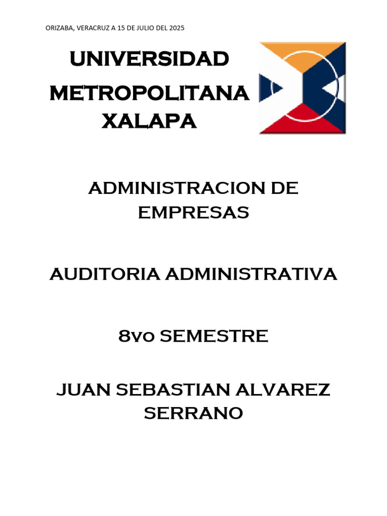 Auditoría Administrativa Cafetería Fidelio | PDF | Auditoría | Servicio ...