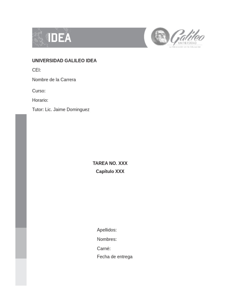 Modelo de Caratula | PDF