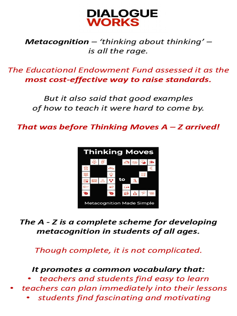 Flyer Thinking Moves Online Foundation Course 24nov | PDF