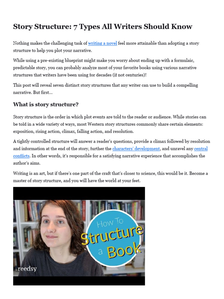7 Essential Story Structures for Writers | PDF | Literary Theory