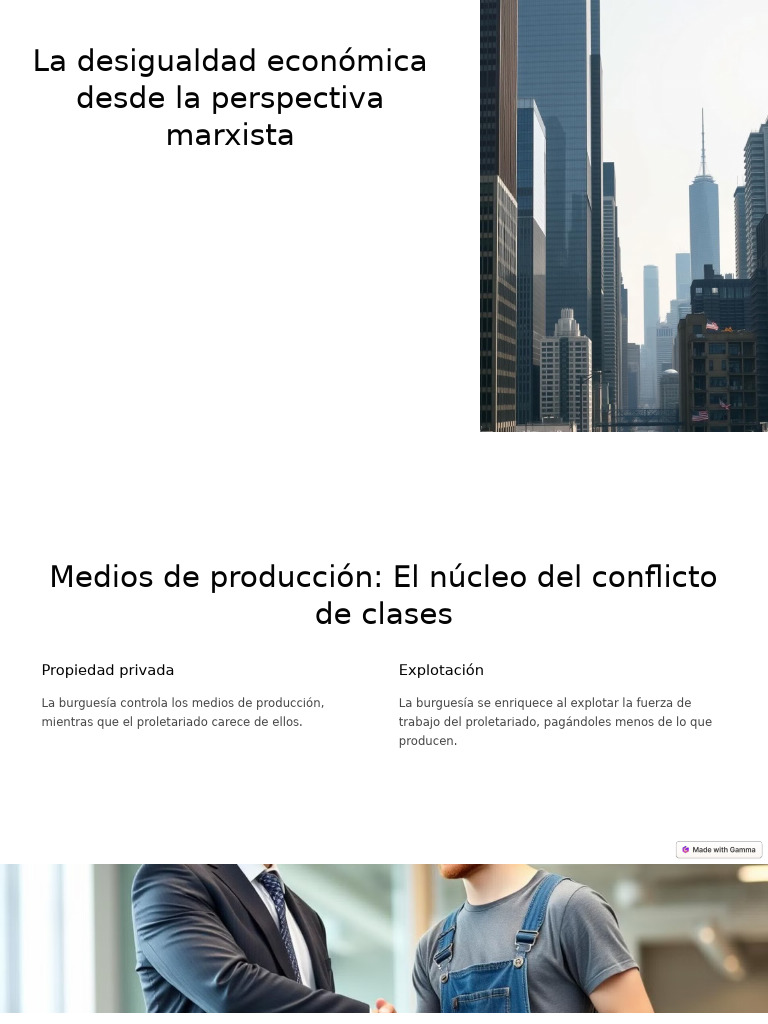 La Desigualdad Economica Desde La Perspectiva Marxista | PDF