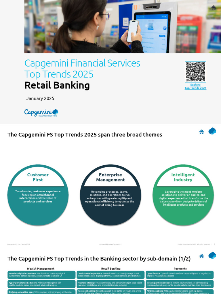 Capgemini FS Trends 2025 Overview | PDF | Banks | Customer Experience