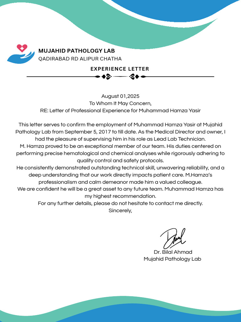 Experince Letter | PDF