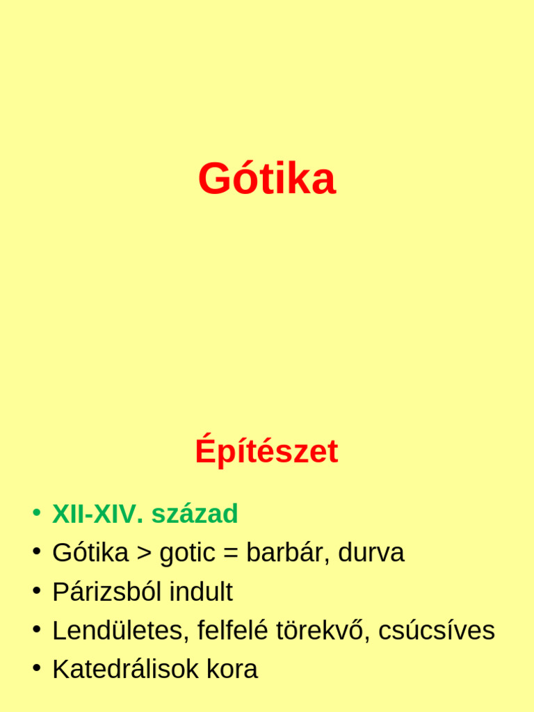 10 Gótika | PDF