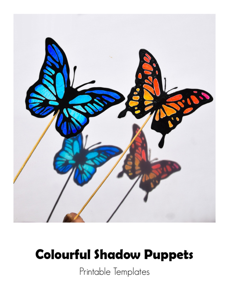 Printable Bird Shadow Puppet Templates | PDF