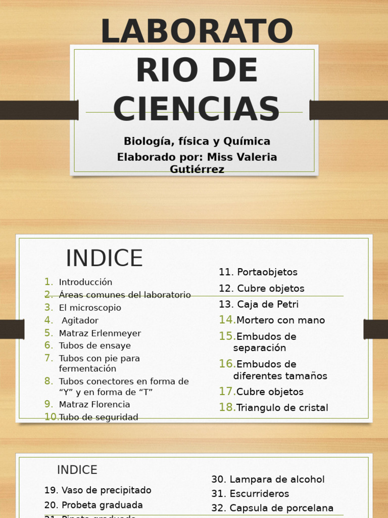 Science Laboratory (Autoguardado) | PDF | Laboratorios | Lentes