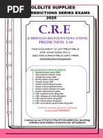Cre Grade 8 Jss Comprehensive Notes | PDF