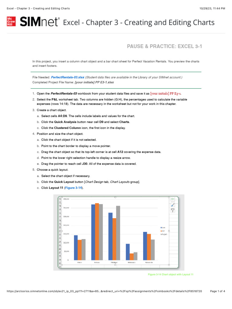 Excel Chart Creation and Editing Guide | PDF | Microsoft Excel