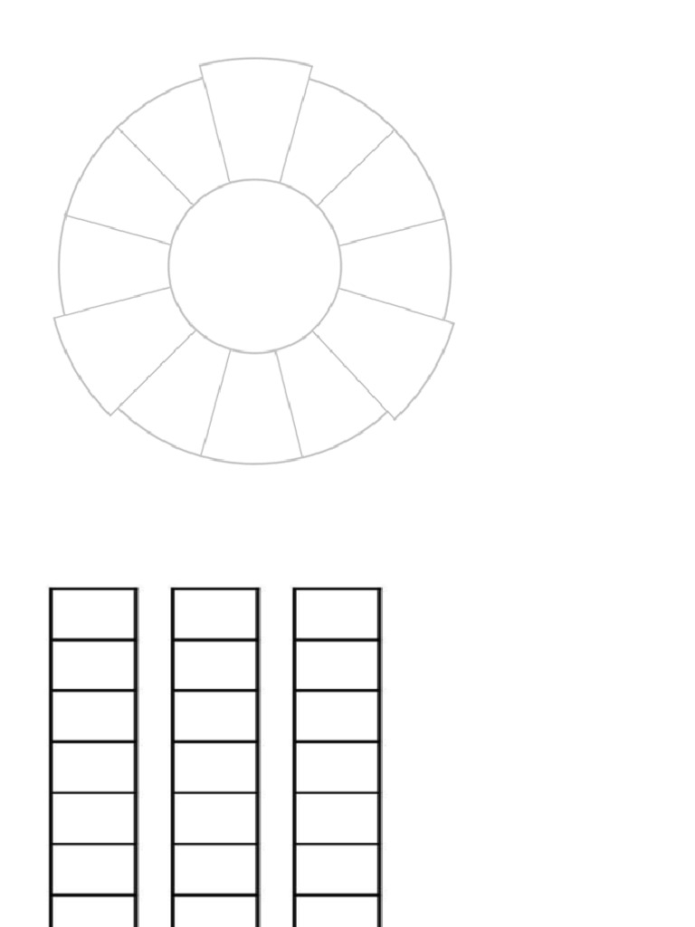 Círculo Cromático Para Imprimir Escala de Valor Monocrmía.docx | PDF