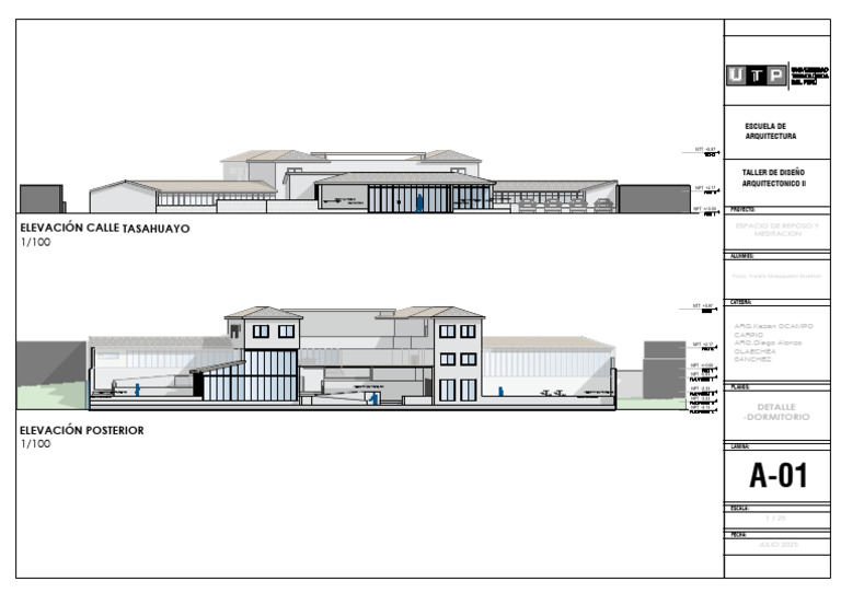 Elevaciones 1 en 100 | PDF