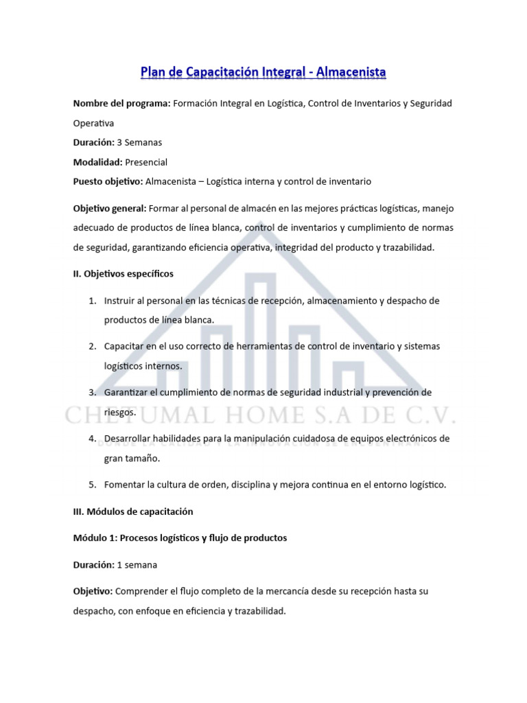 Capacitación para Almacenistas en Logística | PDF | Logística | Almacén