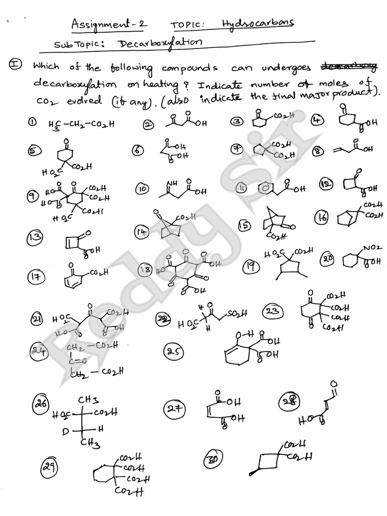 (@bohring - Bot) 2 Decarboxylation Q &A | PDF
