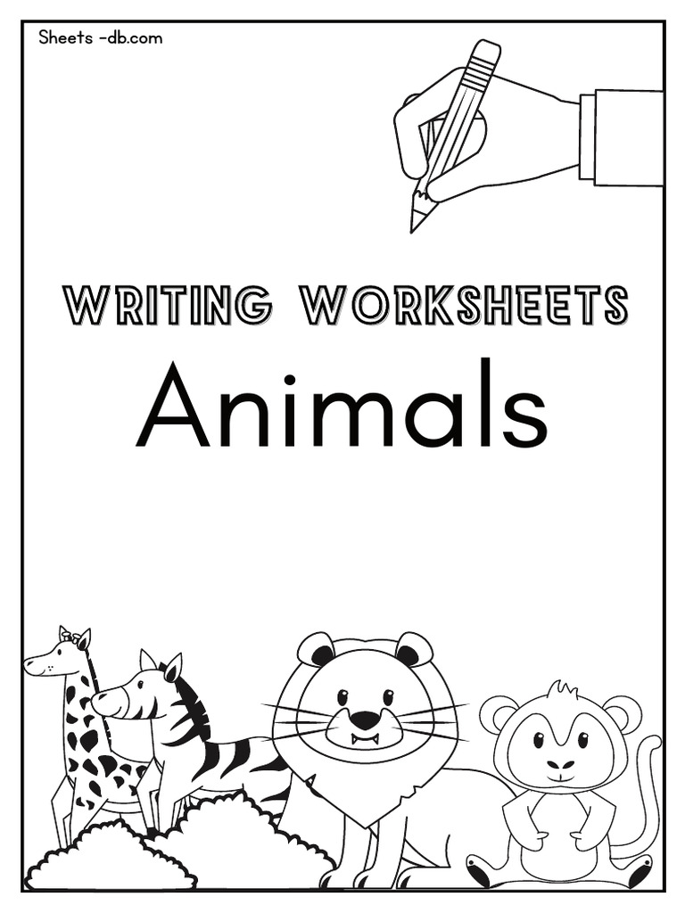 Animals Writing Worksheets | PDF
