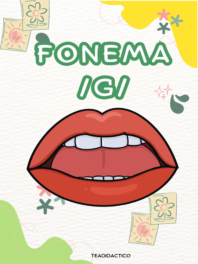Actividades para el fonema /g/ | PDF | Fonética