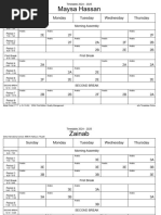 AIS 10B Timetable | PDF
