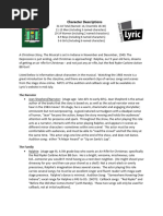 ANNIE Character Descriptions | PDF | Annie (Musical) | Singing