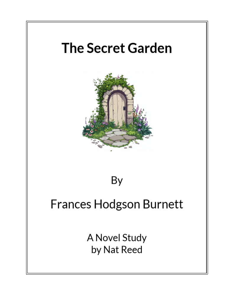 The Secret Garden Novel Study Guide | PDF | The Secret Garden | Linguistics