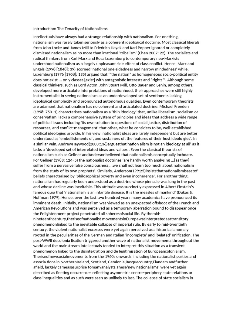 Introduction National 2 | PDF | Nationalism | Nation