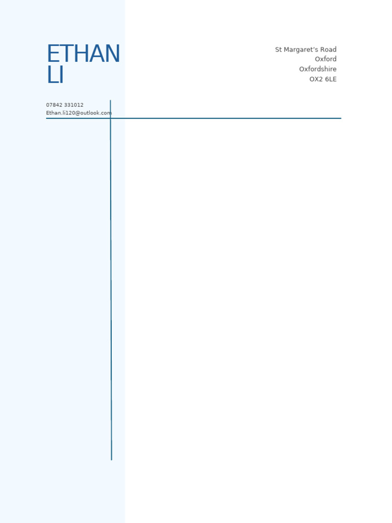 JP Morgan Cover Letter 2 | PDF