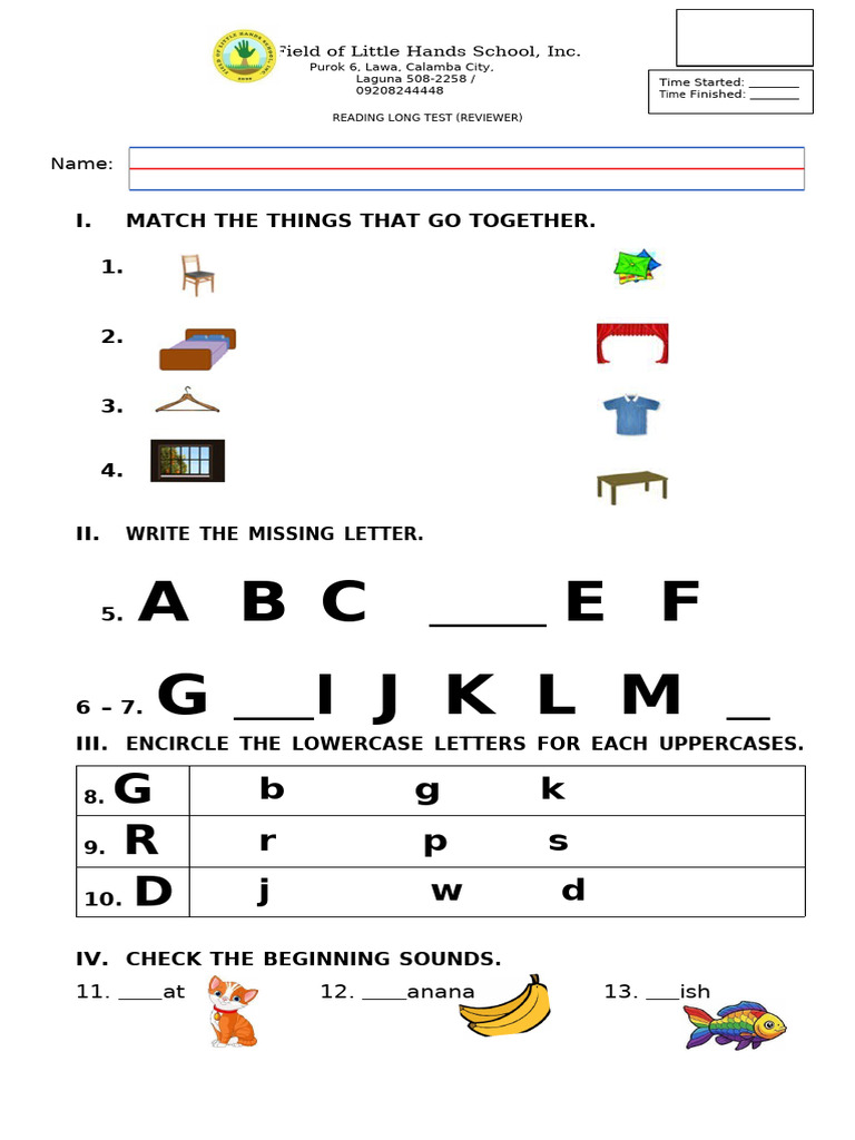 1st Quarter Reading Reviewer | PDF