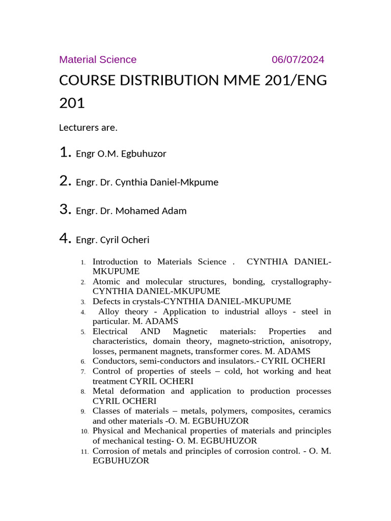 Overview of Material Science Concepts | PDF | Metals | Materials Science