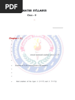 Grade 9 Math Syllabus Overview | PDF