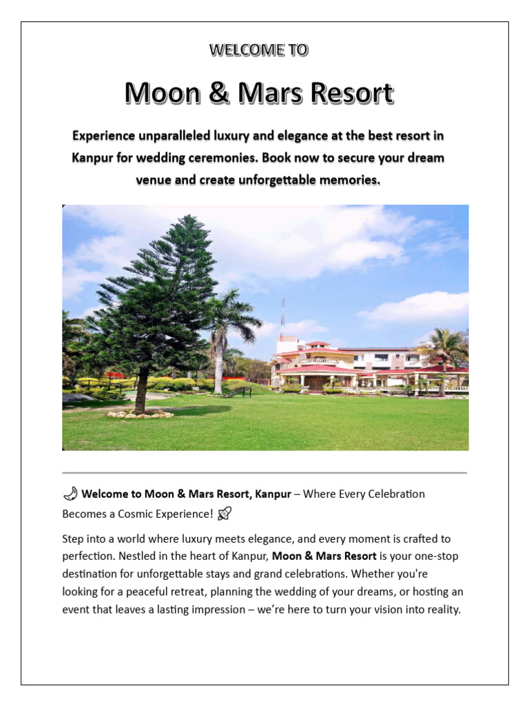 Moon and Mars Resort (Luxury Living) . | PDF
