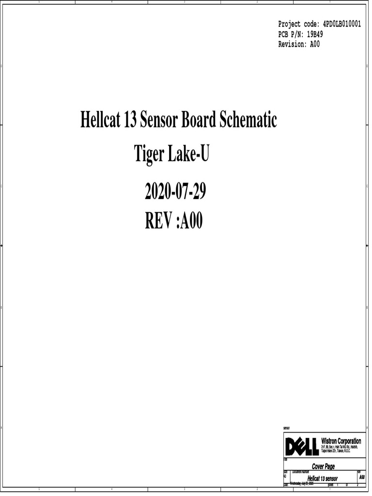 Wistron Hellcat 13 Sensor | PDF
