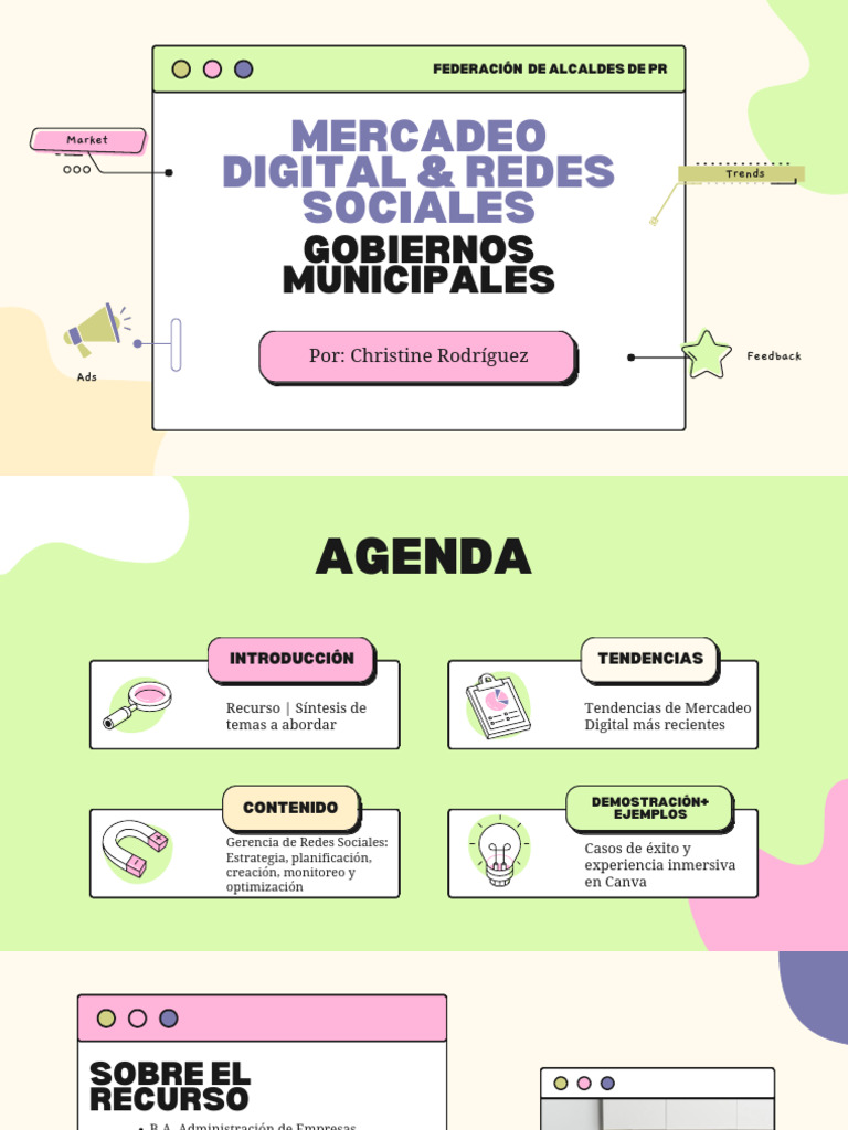 Taller-Mercadeo Digital para Gobiernos Municipales | PDF | Publicidad ...