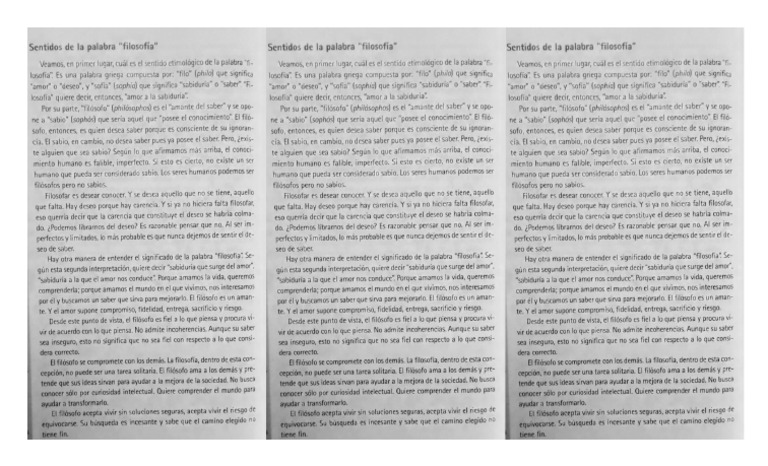 Sentido de La Palabra Filosofia | PDF