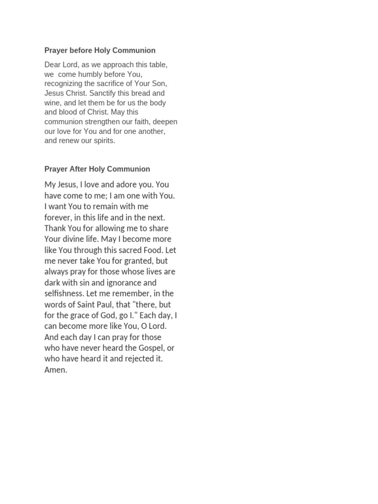 Coptic Communion Prayer Guide | PDF