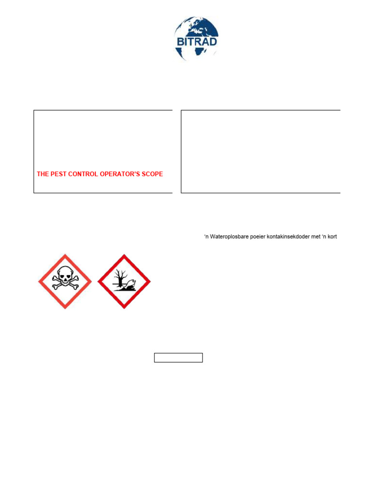Spitfire 900 SP Insecticide Overview | PDF | Occupational Safety And ...