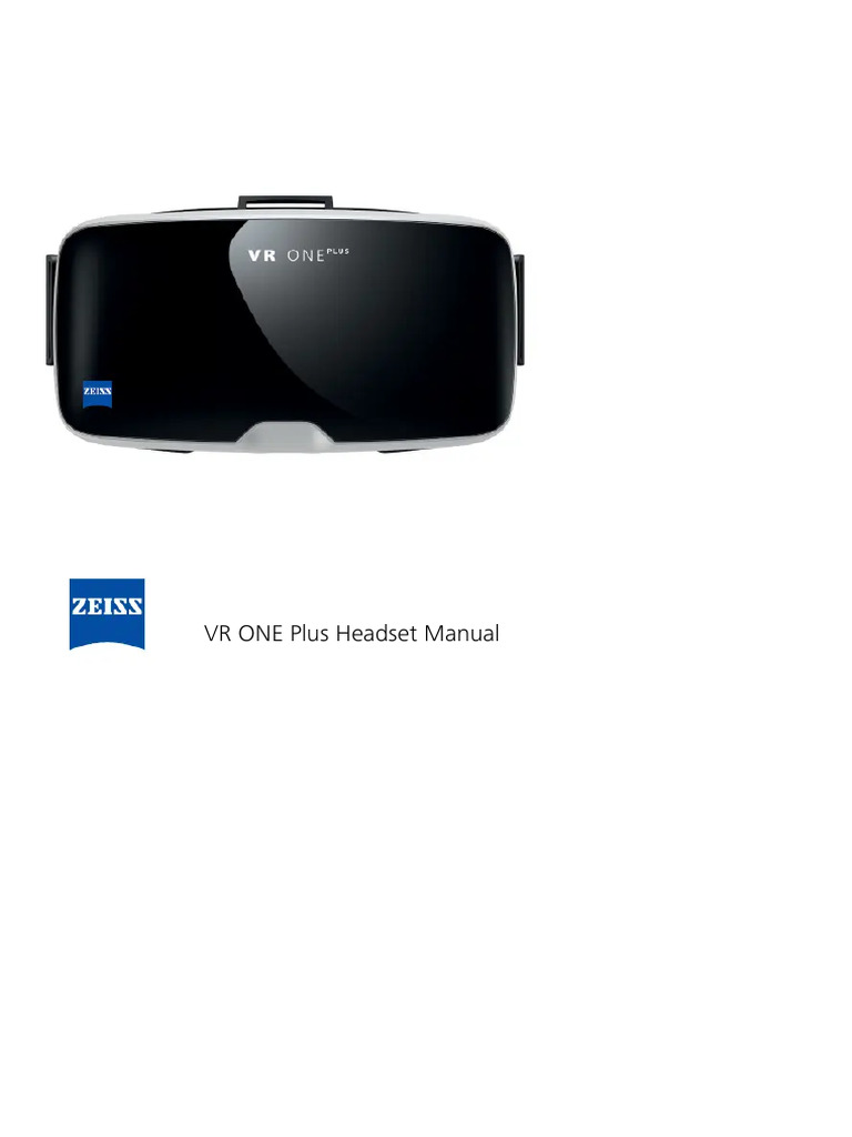 Manual de Instruções Zeiss VR ONE Plus (15 Páginash) | PDF