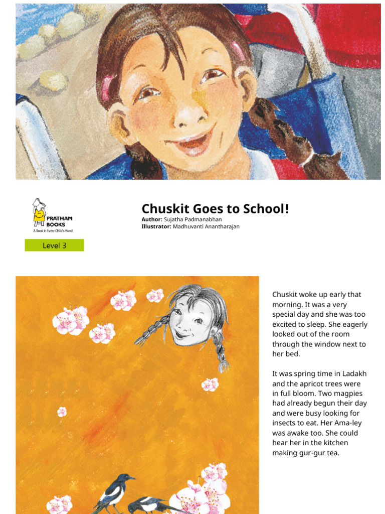 Chuskit's Journey to School | PDF | Public Domain