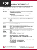 Total Knee Arthroplasty (Tka) Post-Op Clinical Practice Guideline | PDF ...