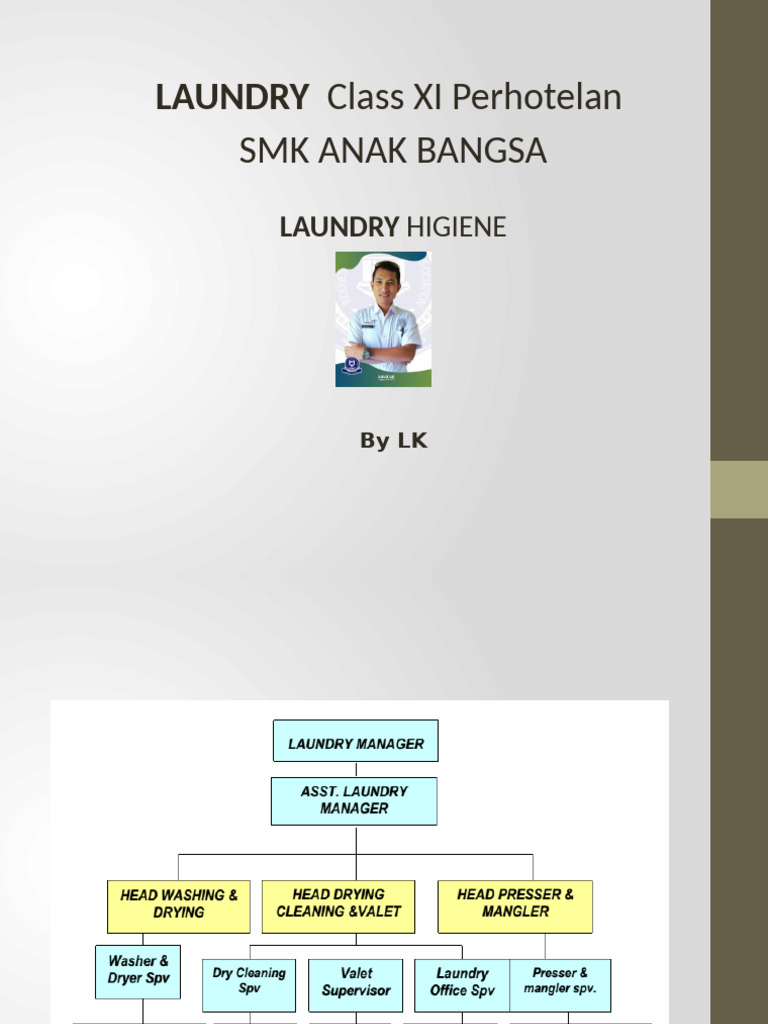 Proses Laundry di Perhotelan SMK | PDF