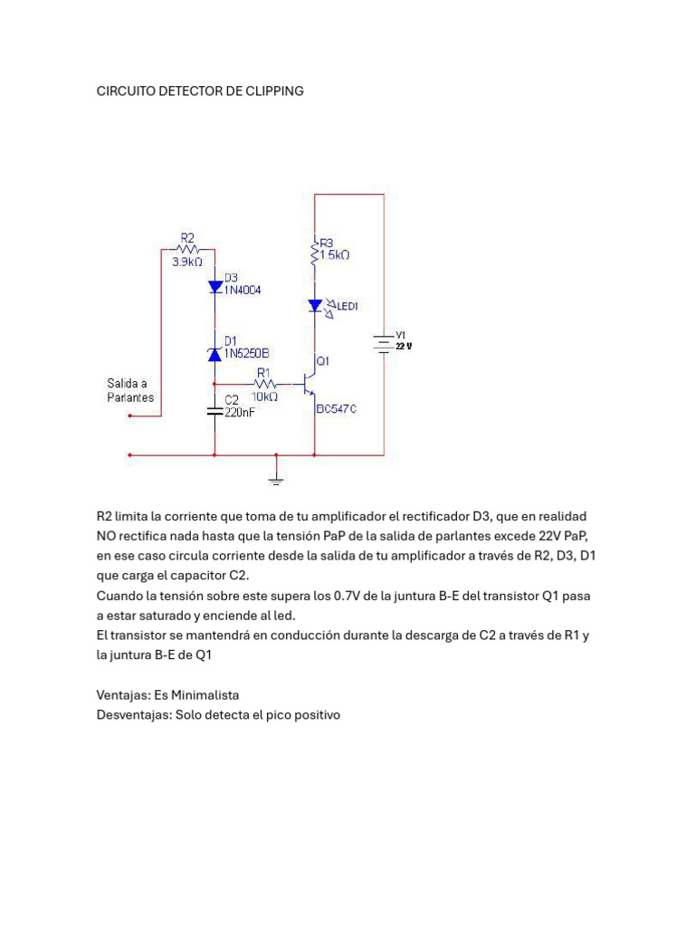 Circuito Detector de Clipping | PDF