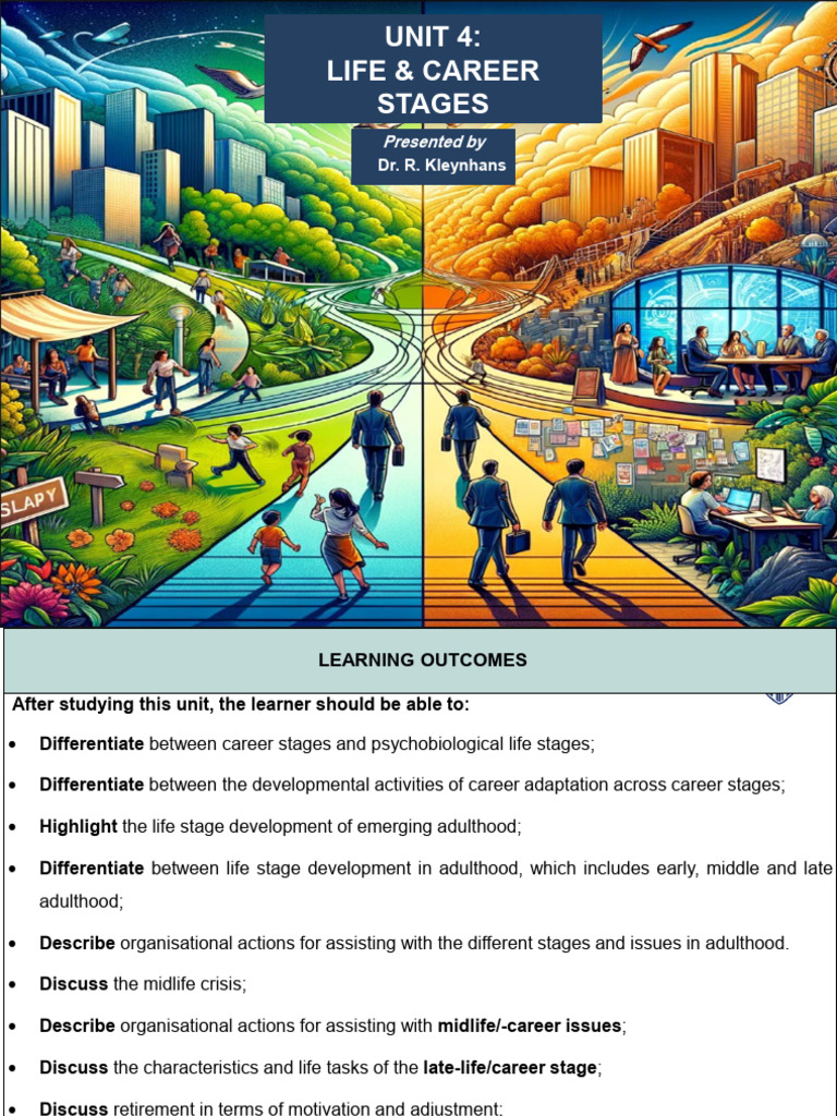 Life and Career Stages Overview | PDF | Identity (Social Science ...